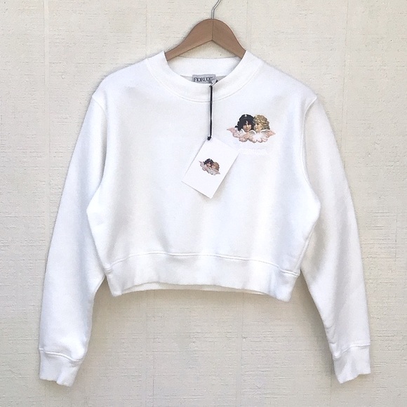 Fiorucci | Sweaters | Fiorucci Iconic Angels Cherub White Graphic ...